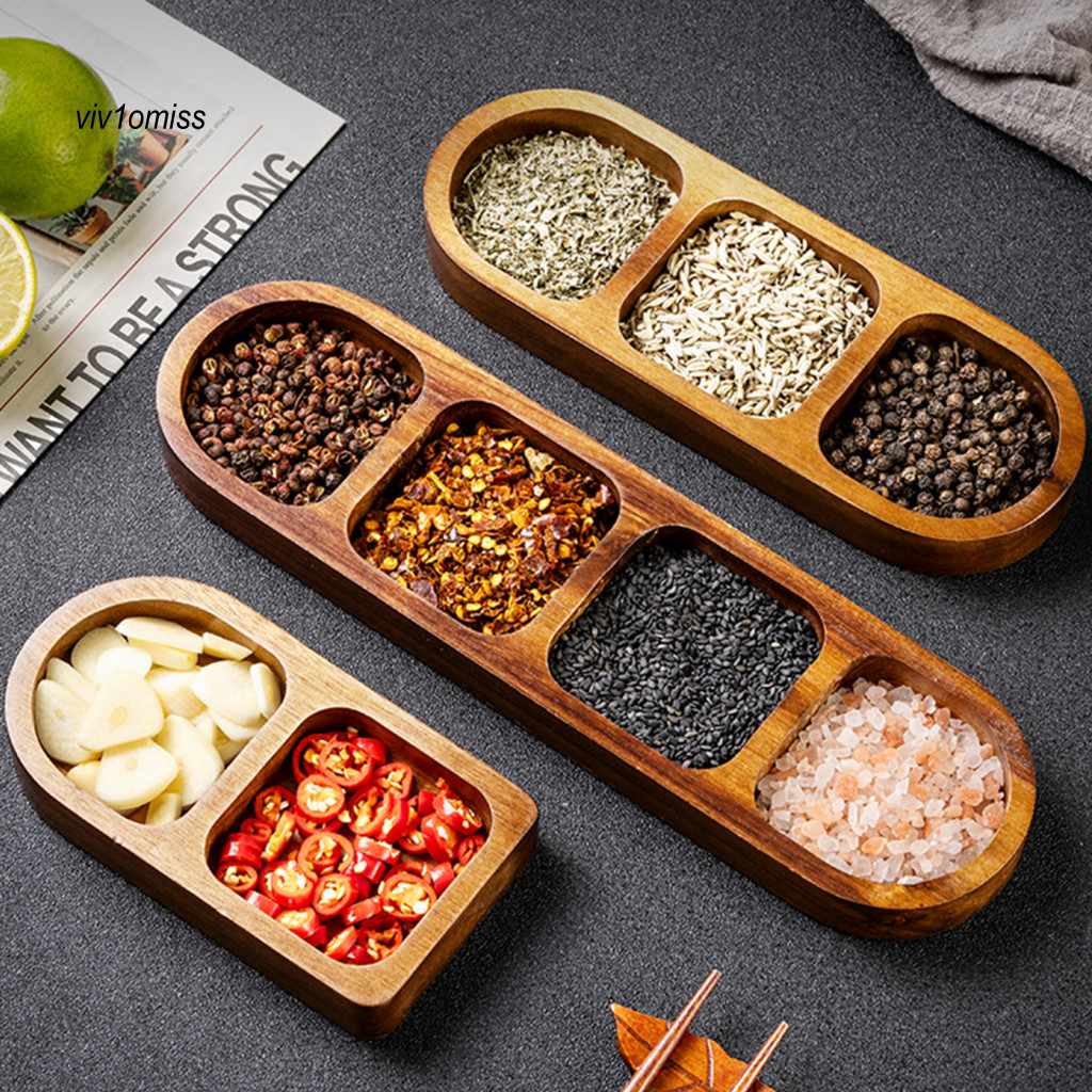 VM_ Wooden Plates for Snacks Appetizers Fruit Candy Appetizer Serving ...