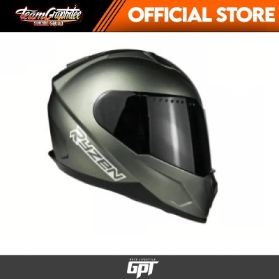 RYZEN HELMET ZX650 MATTE TITANIUM | Shopee Philippines