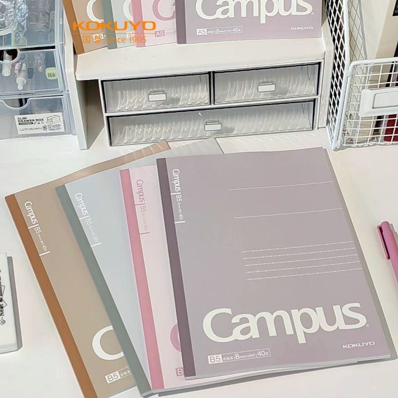 4 Pieces Kokuyo Campus Notebook Color Wireless Binding Simplified A5 B5 ...