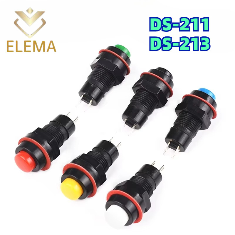 DS-211 DS-213 Push Button Switch Small Switch 10mm Momentary Self Reset ...