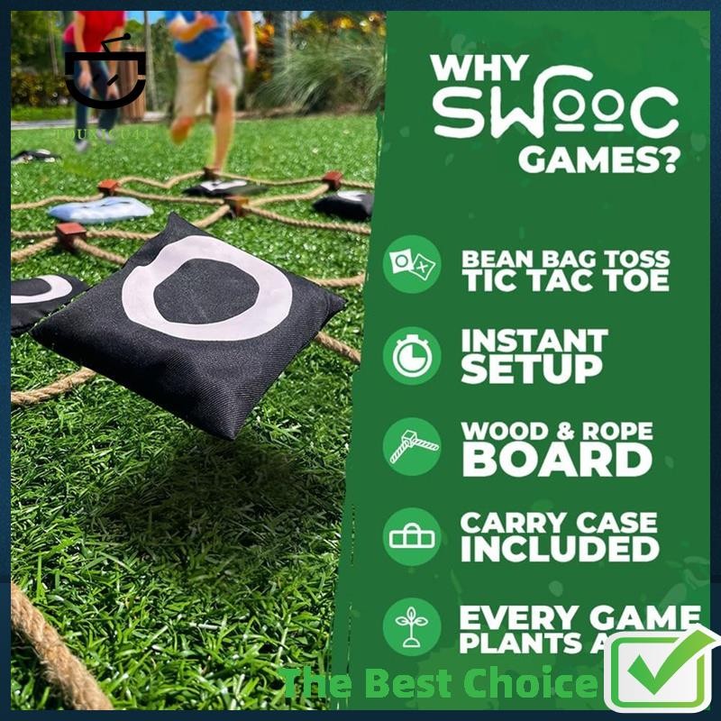 【Touxicu44】Giant Tic - -Toe Outdoor Game Instant Setup, No Assembly ...