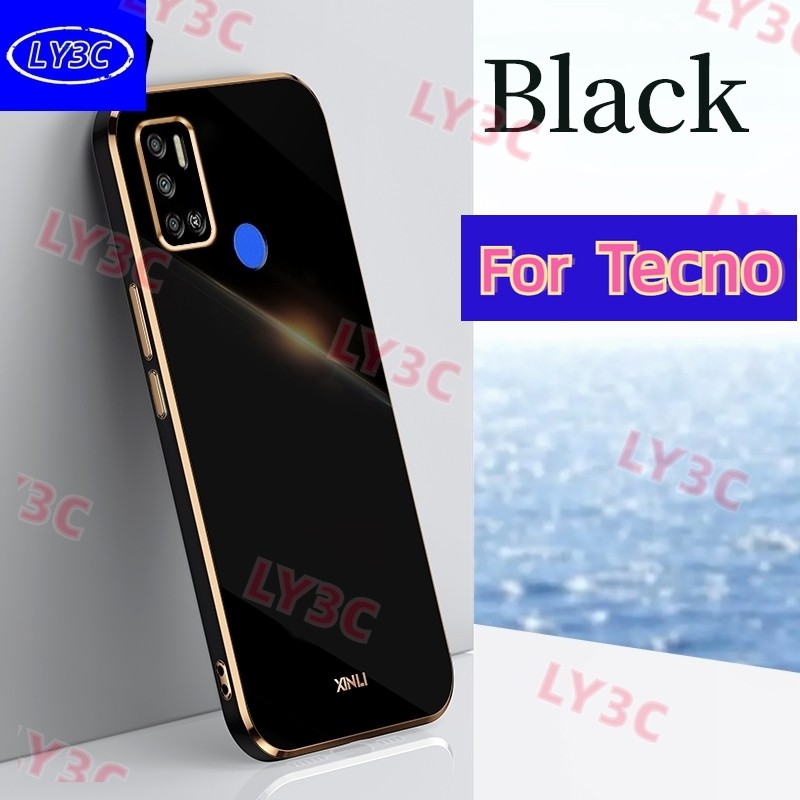Plating Phone Case for Tecno Spark 6 Air Tecno Spark 5 Air KE6 KE6j KF6 ...