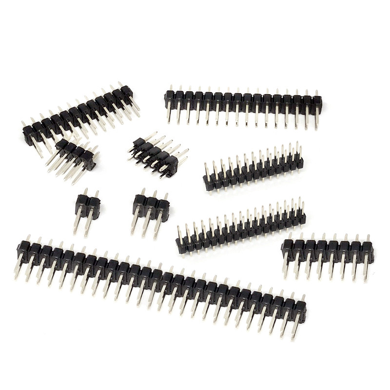 50/20/10Pcs 2.54mm Single Row Male 1/2*40P PCB Board Pin Header Connector Strip Pinheader 2/3/4 ...