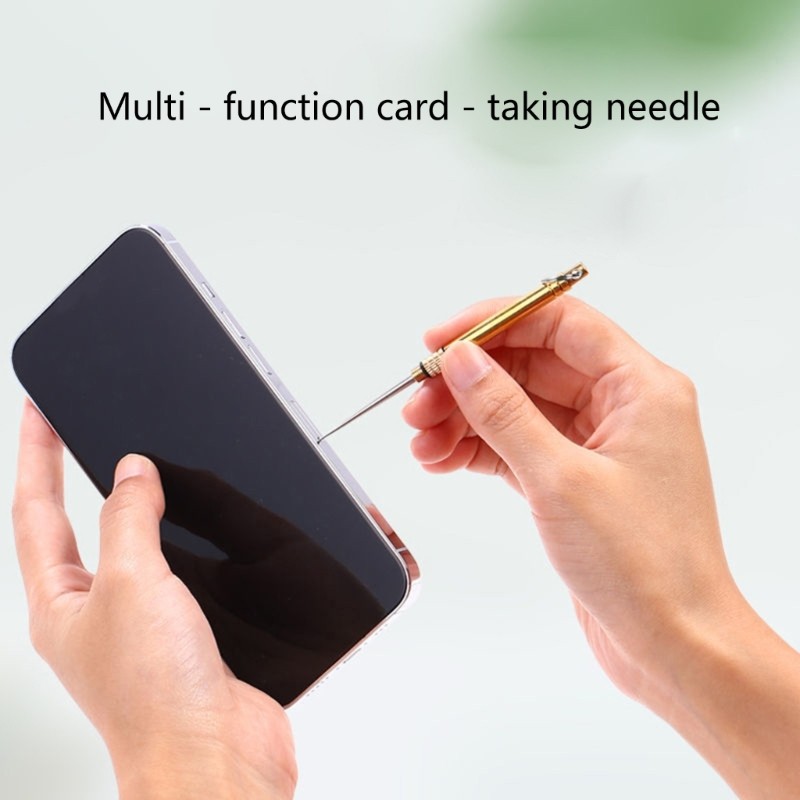 MEET Portable Stainless Sim Card Tray Pin Eject Removal Needle Opener ...