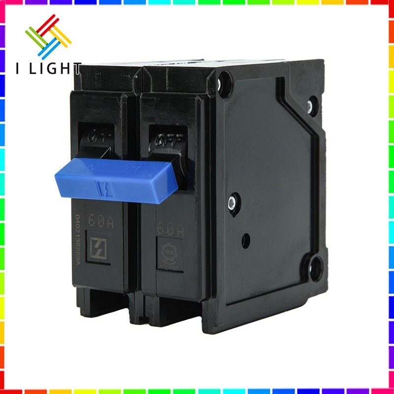 High quality PVC 240V 60Hz KSB 2P Koten 15/20/30/40/60 AMP Air Circuit ...