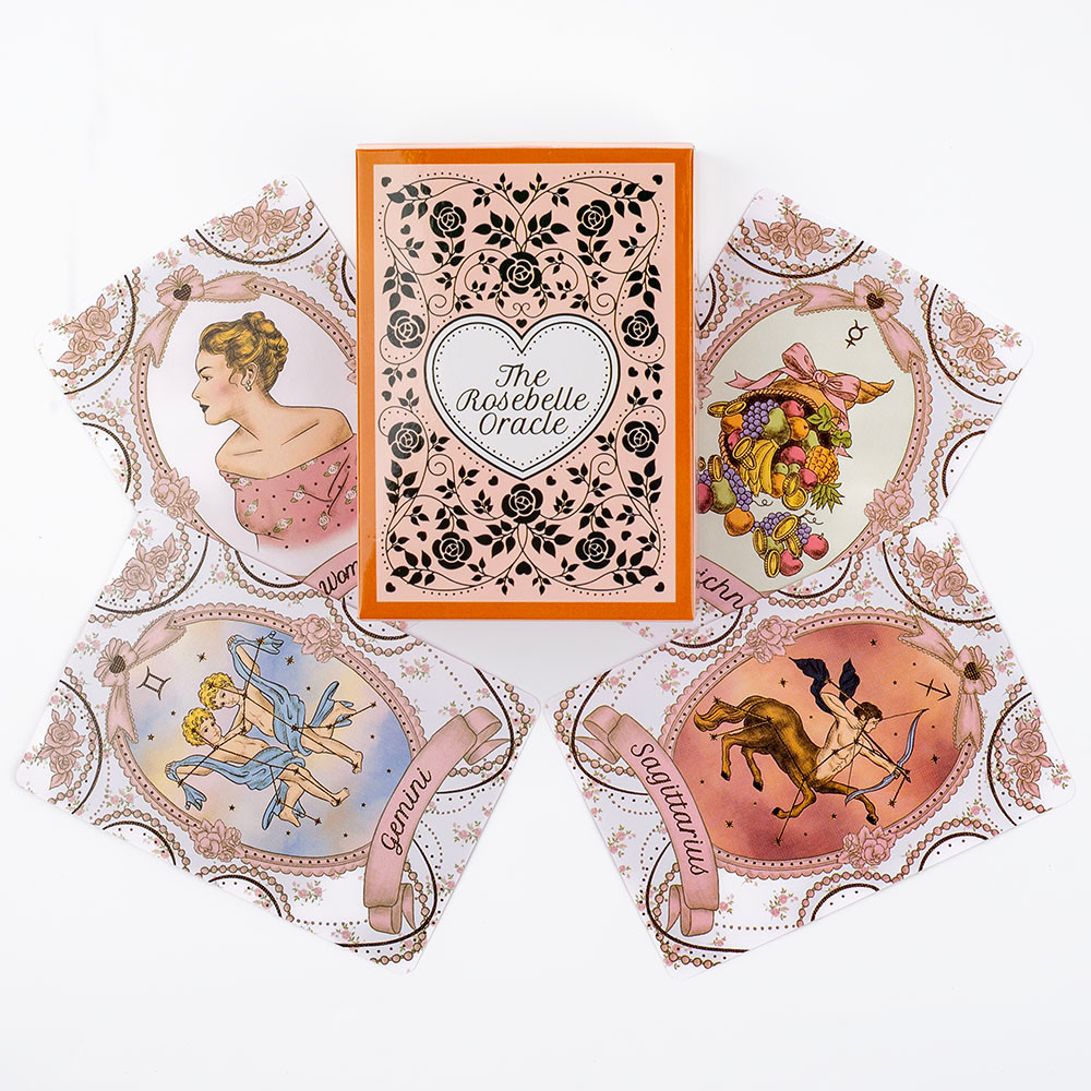 The Rosebelle Oracle cards A 65 Cards English Version Tarot Deck Divination Party Divination ...