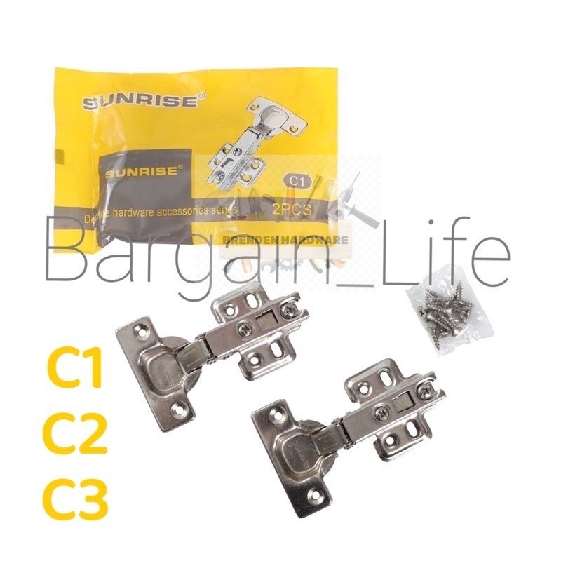 Sunrise Hydraulic/ regular HIGH QUALITY CONCEALED HINGE HALF & FULL ...