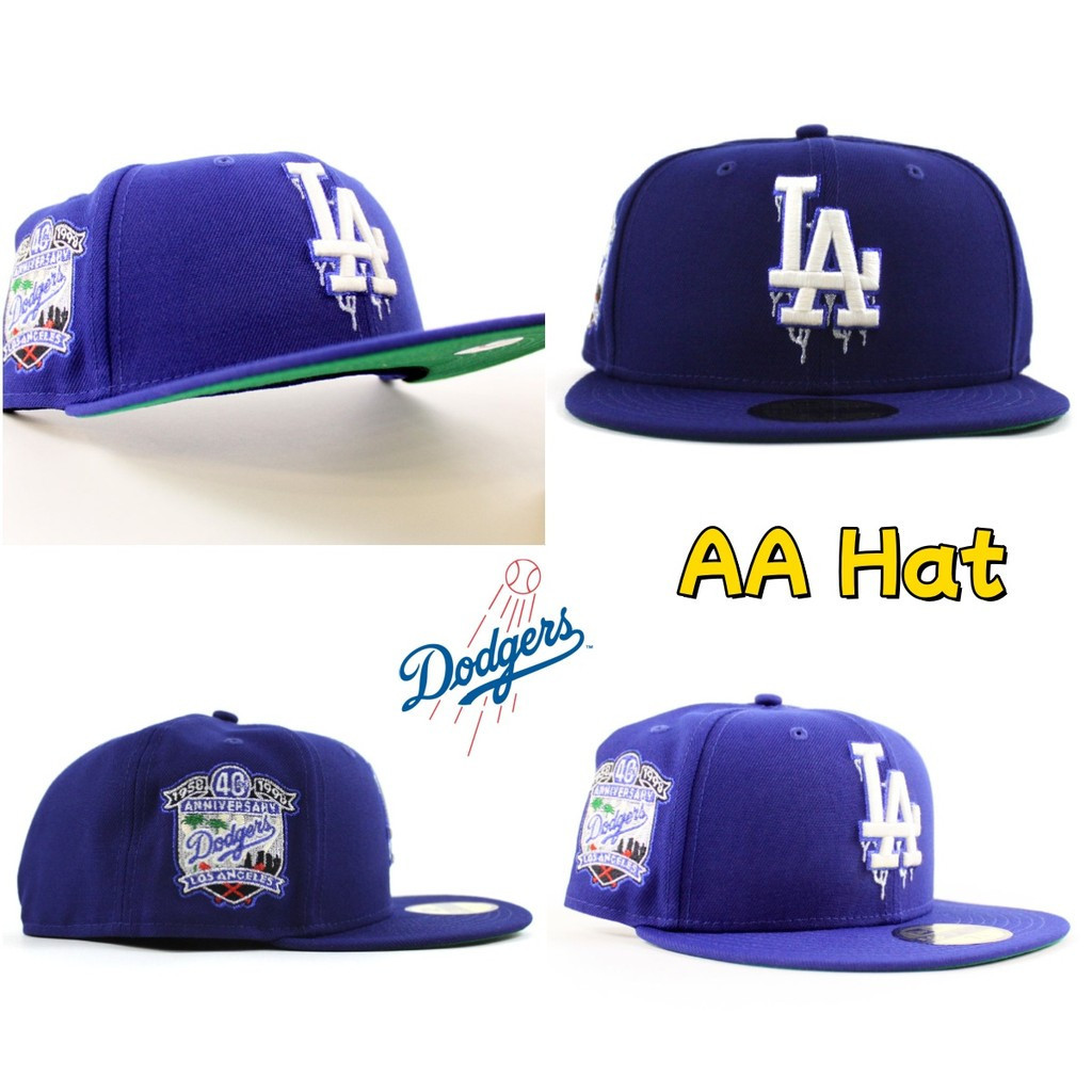 MLB Los Angeles Dodgers I Bleed Dodger Blue 40th Anniversary Fitted Hat ...