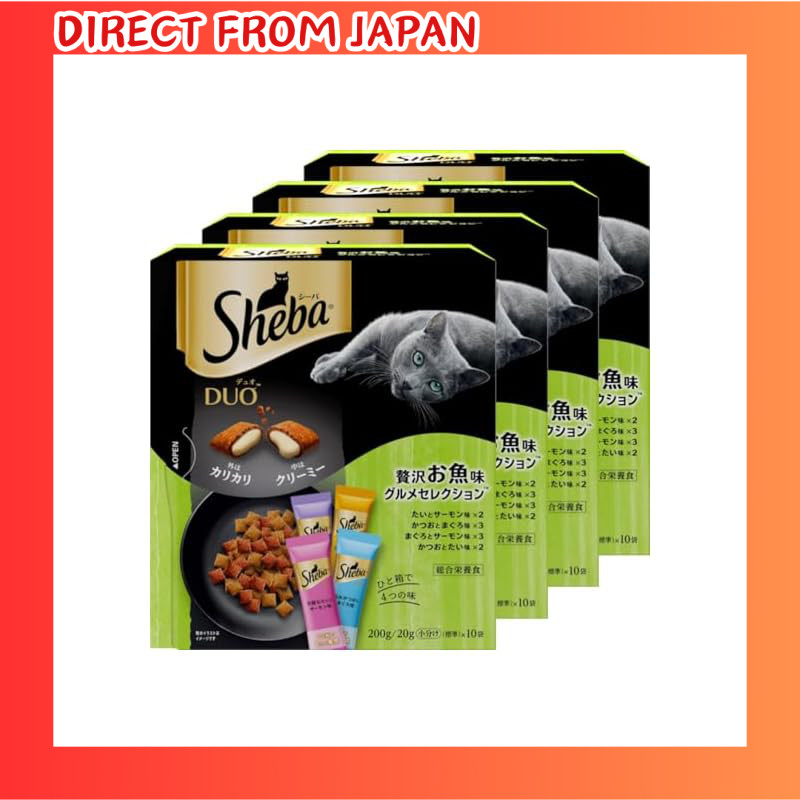 【Direct from JAPAN】 Sheba Duo Cat Food Luxurious Fish Flavor Gourmet ...