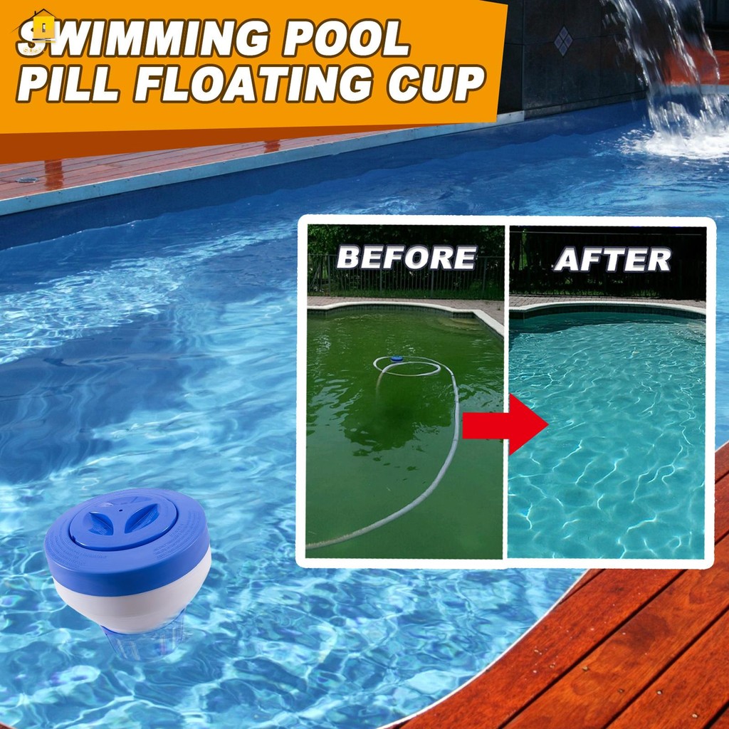 Pool Chemical Tablet Dispenser Adjustable Release Flow Vents Floater ...