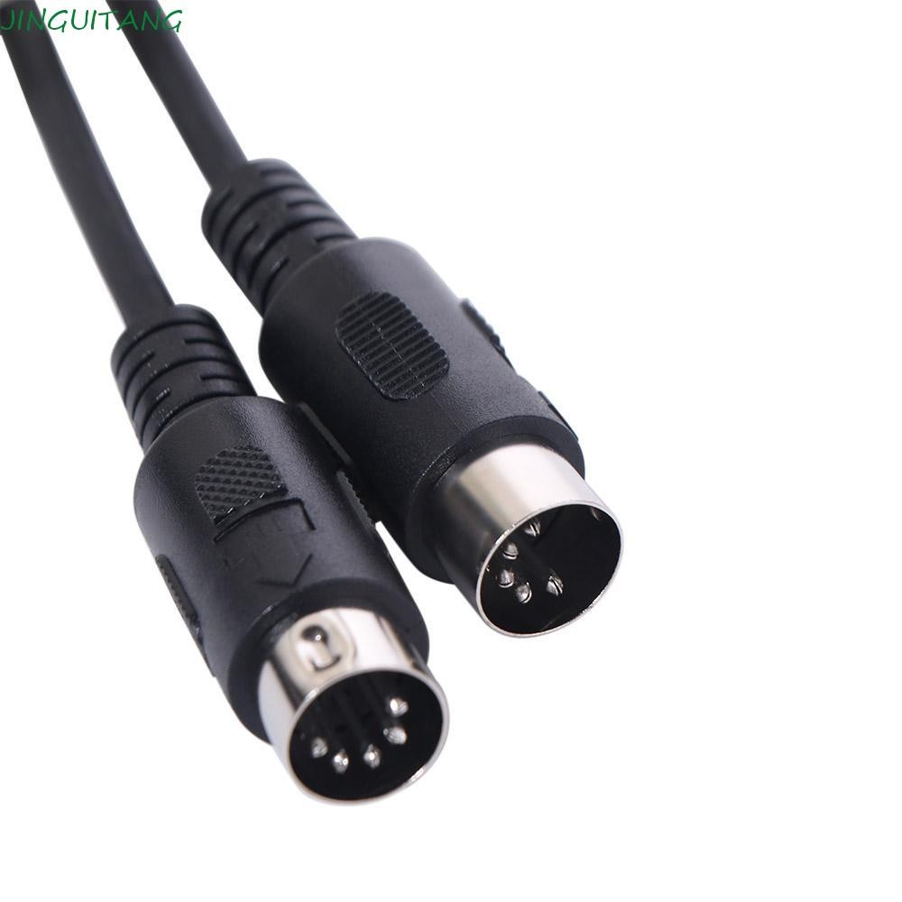 JINGUITANG MIDI DIN Cord MIDI DIN 5PIN Music Cable DIN Plug to 5 Pin M/M Cable Adapter 5PIN Male ...