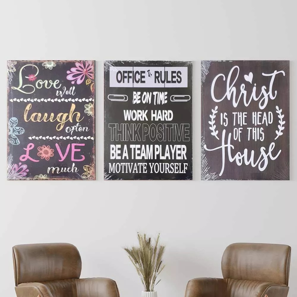 [VS] BIBLE VERESE/CHRISTIAN QUOTES SERIES WOODEN WALL HOME DECORATION ...