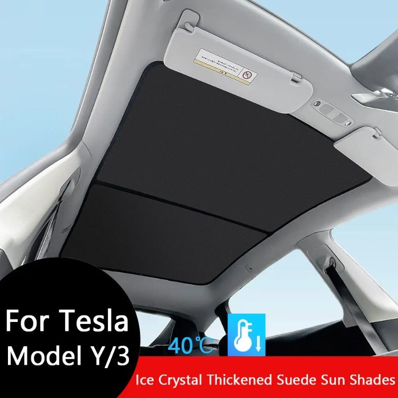 Sunshades For Tesla Model 3 Sunroof Highland 2025 Model Y 2020-25 Ice ...