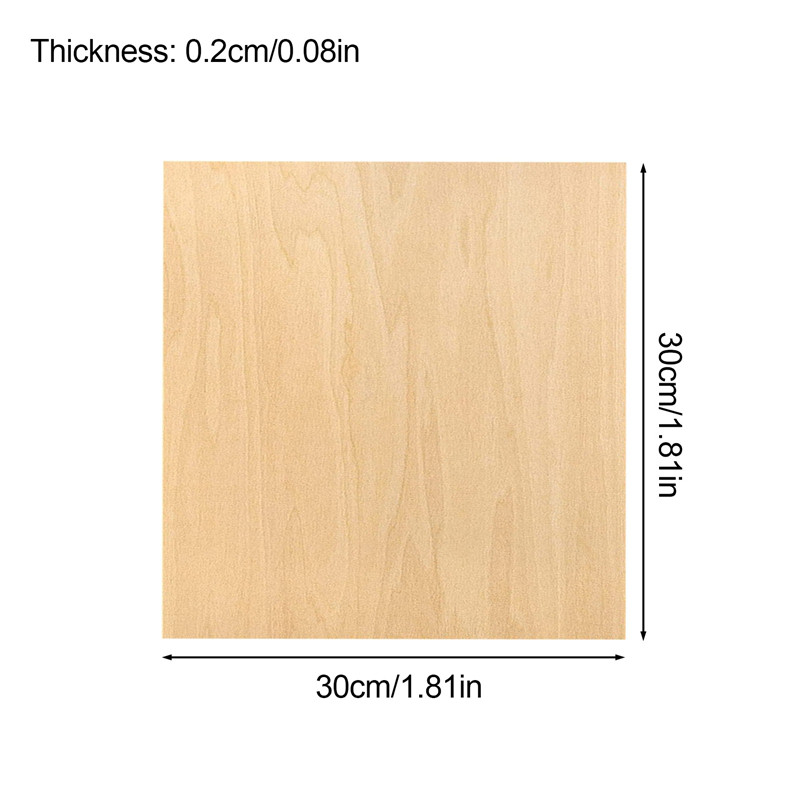 Uliekhy 5/10pcs Balsa Wood Boards Unfinished Wood For House Ship Craft ...