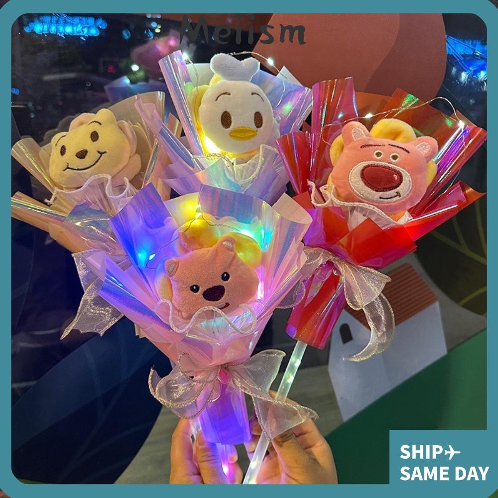 MEIISM Sanrio Bouquet, Sanrio Holiday Gift Glowing Fairy Stick, Cartoon ...
