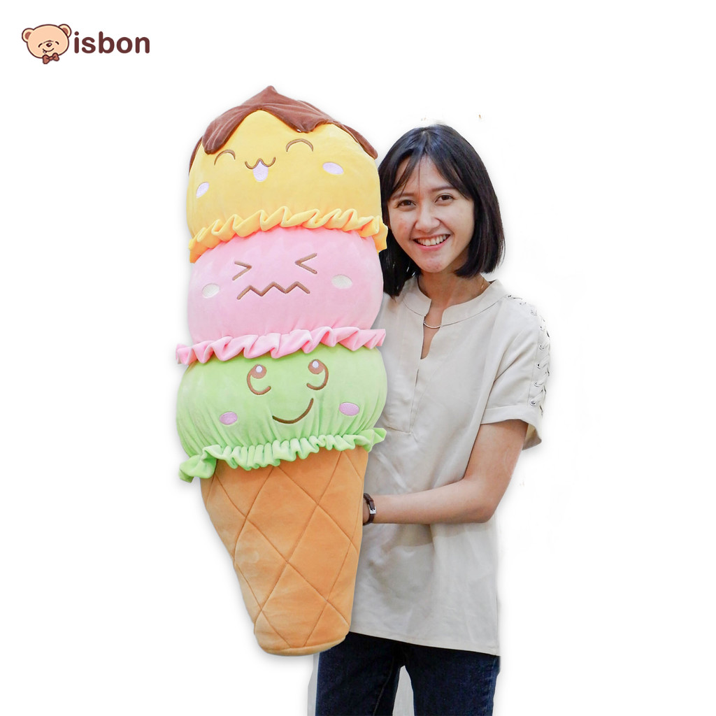 Ice cream bolster dolls and children's toys in the shape of cute ice ...
