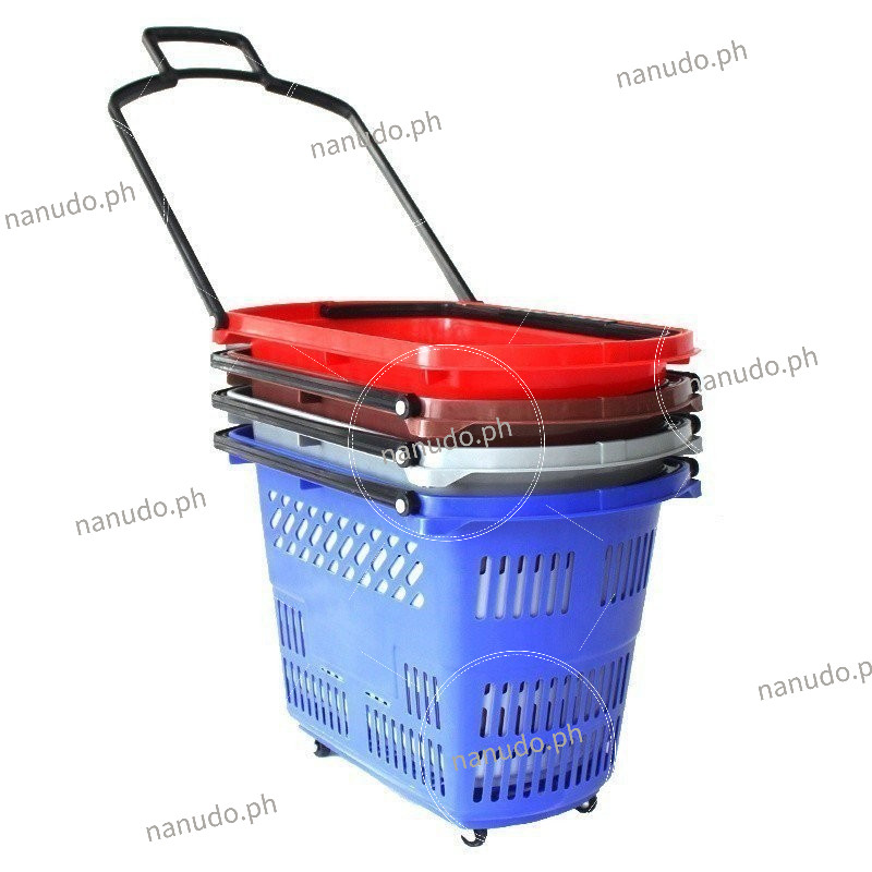 【PH Stock Fast Delivery】Thickened Supermarket Shopping Basket Trolley ...
