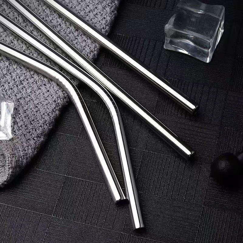 304 Stainless Steel Straw Environmentally Friendly Reusable Straw Food ...