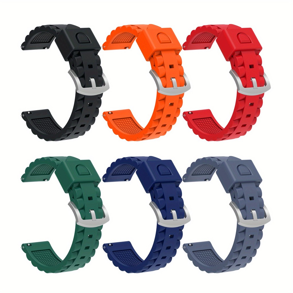 Watch Straps - Silicone Quick Release Soft Rubber Replacement Watch ...