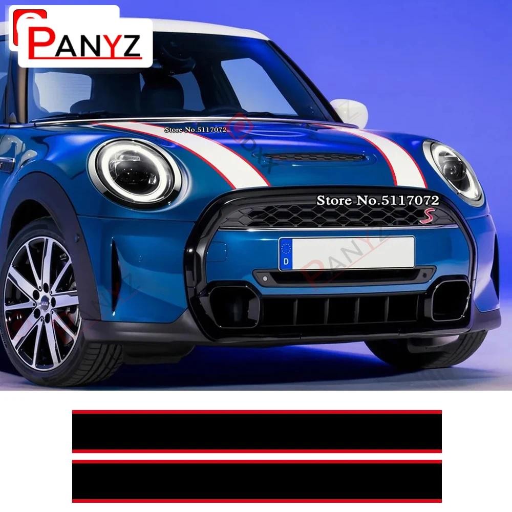 Car Hood Decal Engine Cover Rally Line Bonnet Stripe Sticker For MINI ...