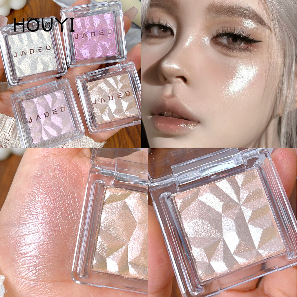 4Colors Diamond Highlighter Eyeshadow Palette - Glitter Face Body ...