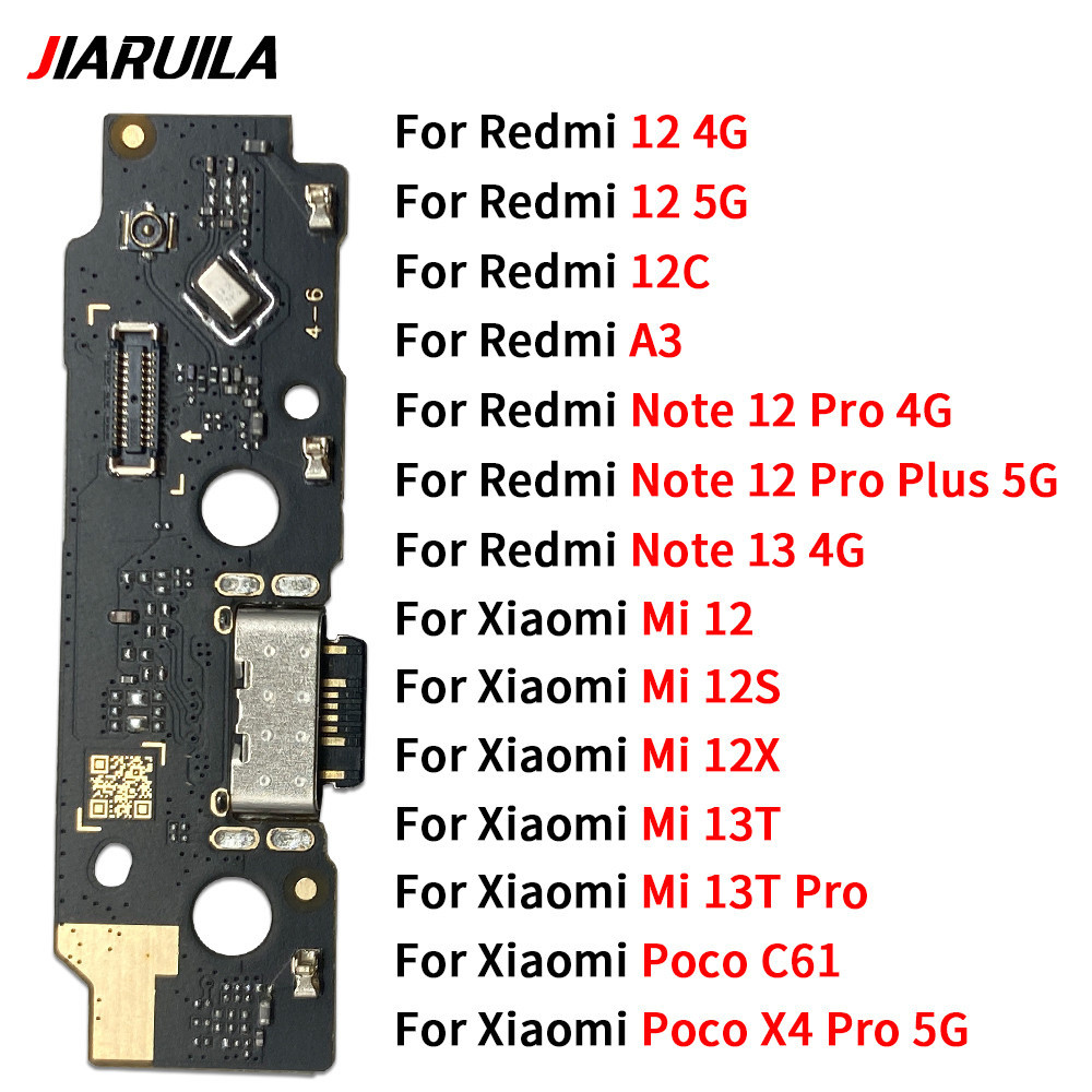 with ic For Xiaomi Redmi 12 12C A3 Note 12 13 13T Poco C61 X4 Pro 4G 5G ...