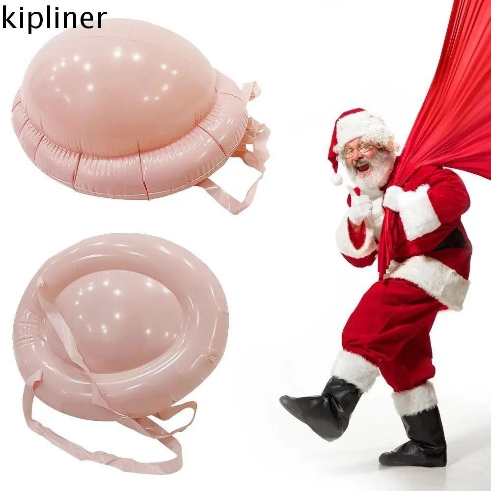 KIPLINER Inflatable Belly, False Belly Christmas Fake Santa Claus Belly ...