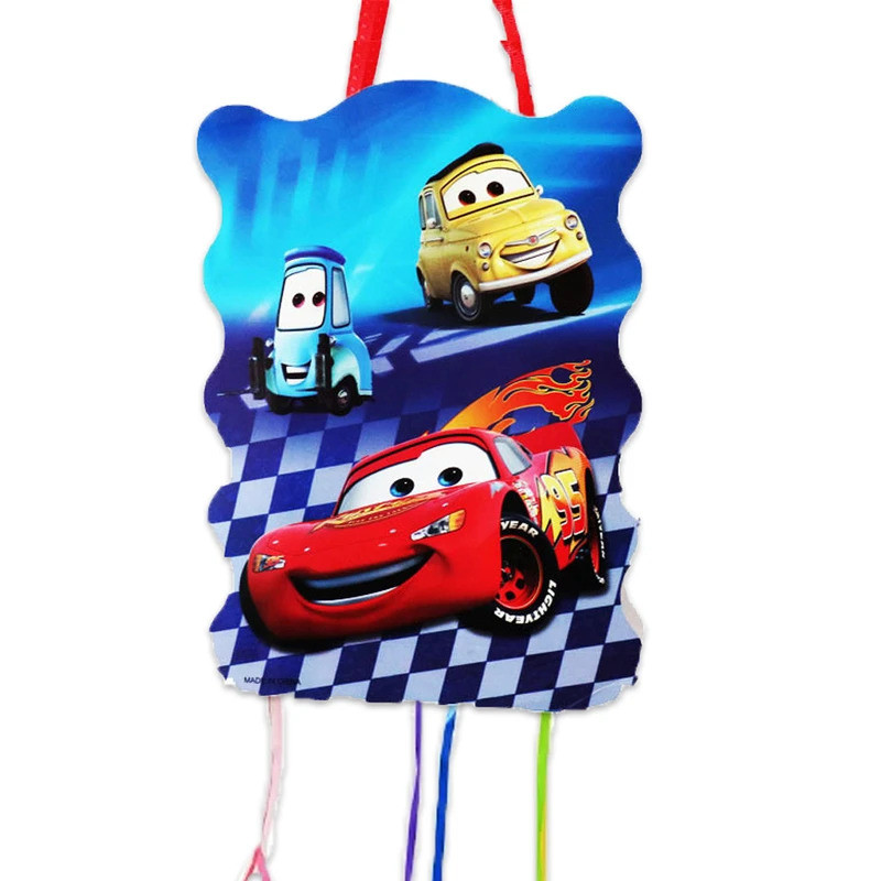 Racing Mcqueen Pinatas Birthday Party 1pcs/lot Cartoon Cars Deco Piñata ...