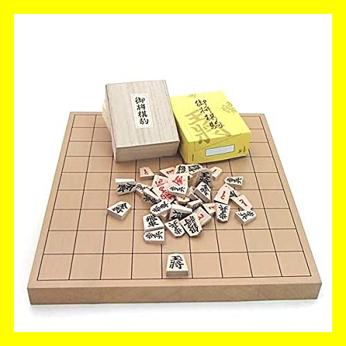 Wooden shogi board set - Shin Katsura 1-inch tabletop joint shogi board ...