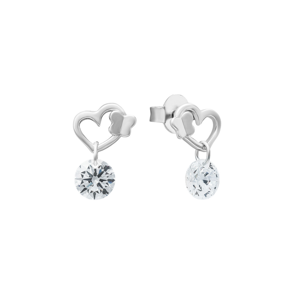 STYLE By PNJ XM00W Silver Earrings with Stones060049 | Shopee Philippines