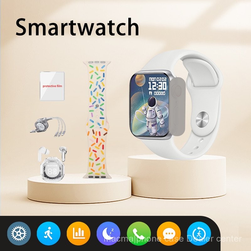 Smart Watch Strap+Bluetooth Headset+Charging plug Wireless Charging ...