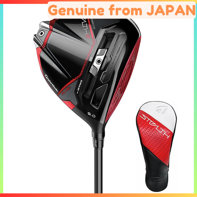 TaylorMade Stealth 2 Plus Driver (1W, 9° Loft) with Tour AD CQ-6 Shaft ...
