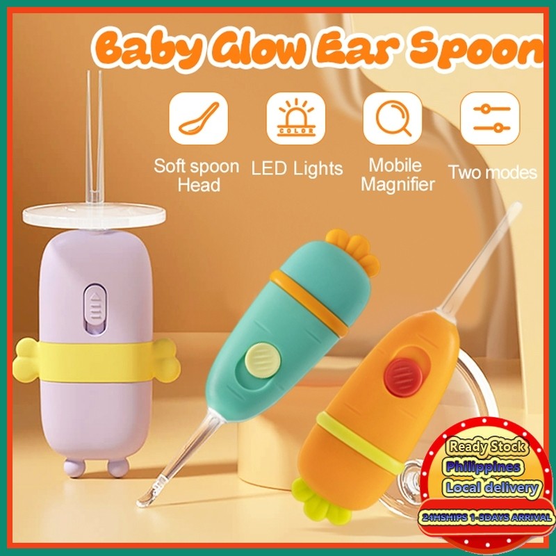 Baby Ear Cleaner With Light Wax Cleaner Picker Infant Ear Cleaner Soft ...