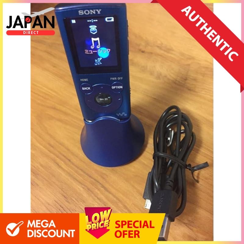 SONY Walkman E Series [Memory Type] with Speaker 2GB Blue NW-E052K/L ...
