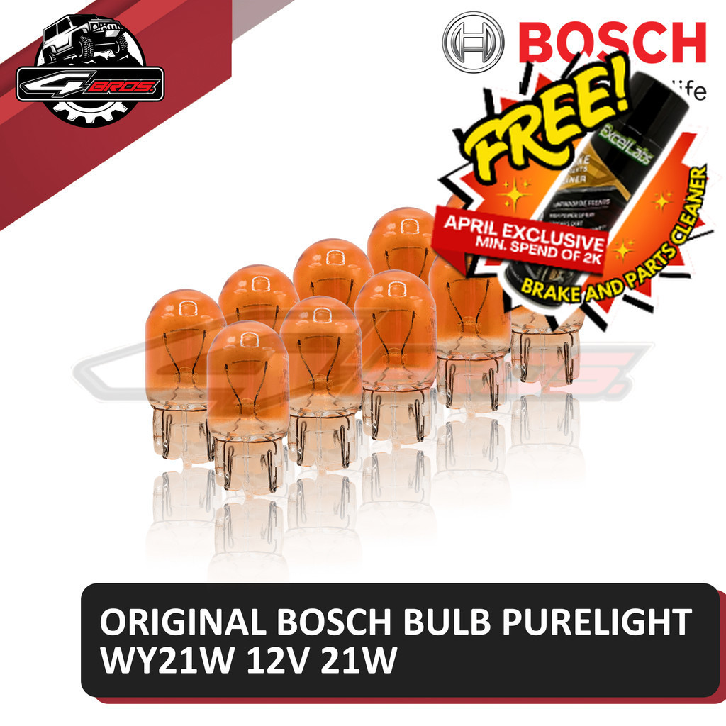 Bosch Automotive Bulb Pure Light Miniature Standard WY21W 12V 21W ...