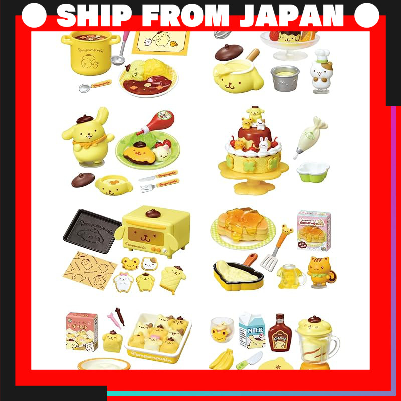 Pompompurin Cooking Fun Miniature Set, Re-Ment, Sanrio, Complete Box ...