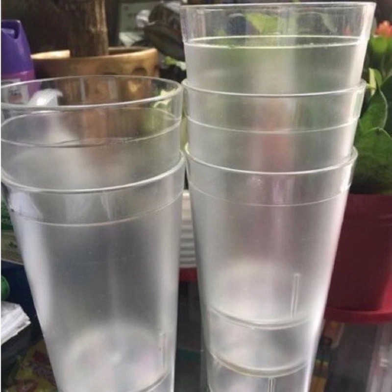 KIM Cups 12OZ CLEAR JOLLIBEE STYLE DRINKING TUMBLER PLASTIC DRINKING ...