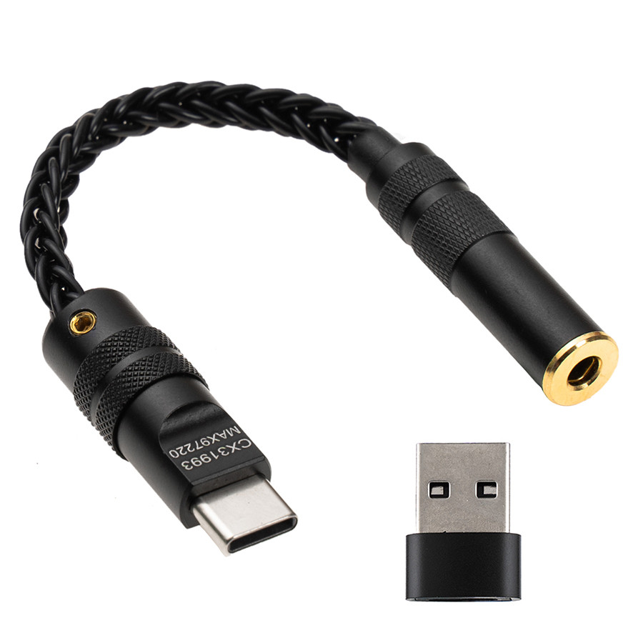 Digital Audio Amplifier CX31993 MAX97220 Dual Chip type-c-3.5mm AMP HiFi Audio Adapter PCM DAC ...