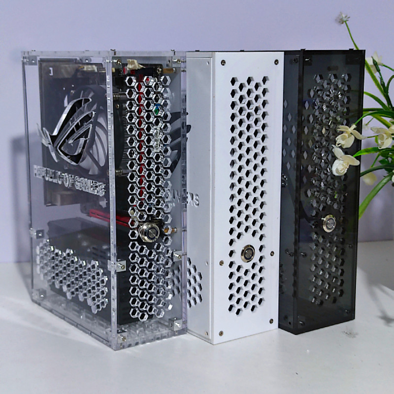 Main Case Chassis Computer Chassis mini Ultra-Thin Ultra-Small Portable ...