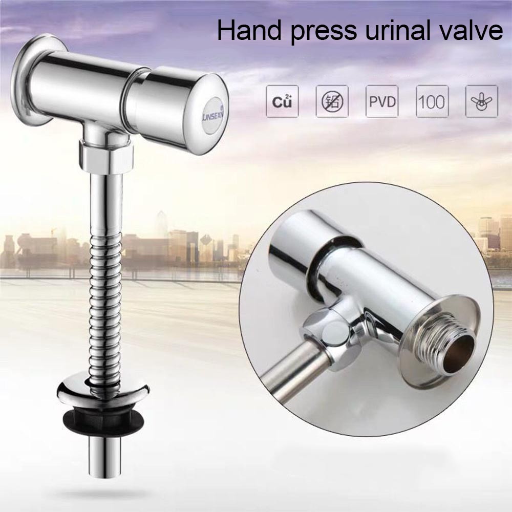 GG+Urinal Flush Valve Toilet Bowl Manual Press Type Exposed Valve 100% ...