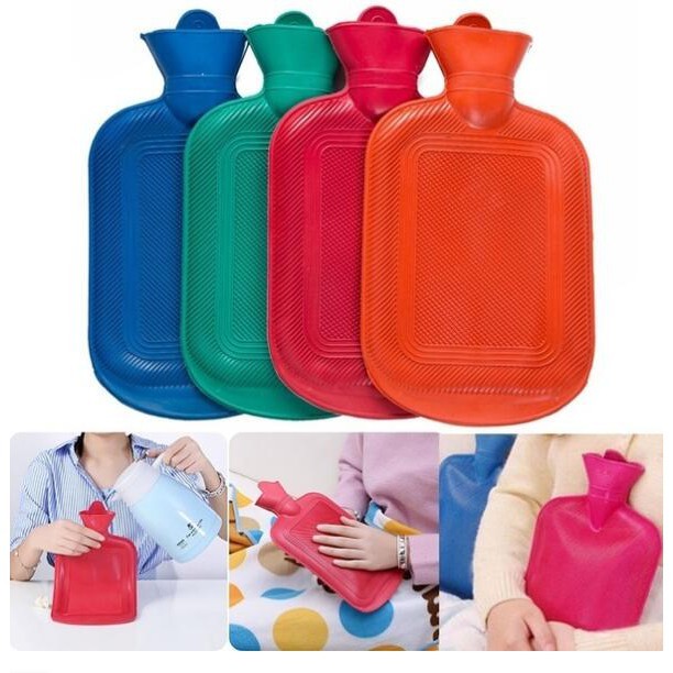 1000ml NEW Hot Water Bag & Hot pack Rubber Compress Bottles Filling ...