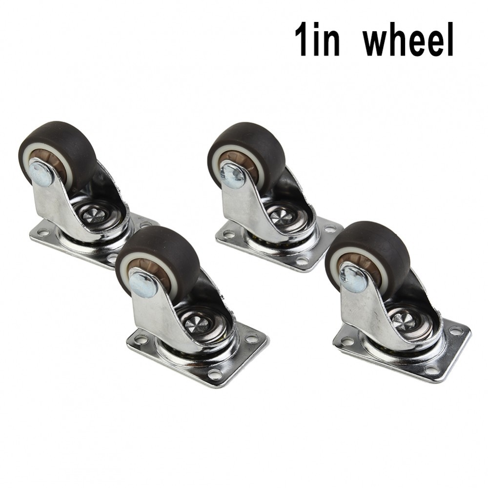 Caster Wheels Set High quality Parts Small Casters TPE Kit 25mm Spare ...