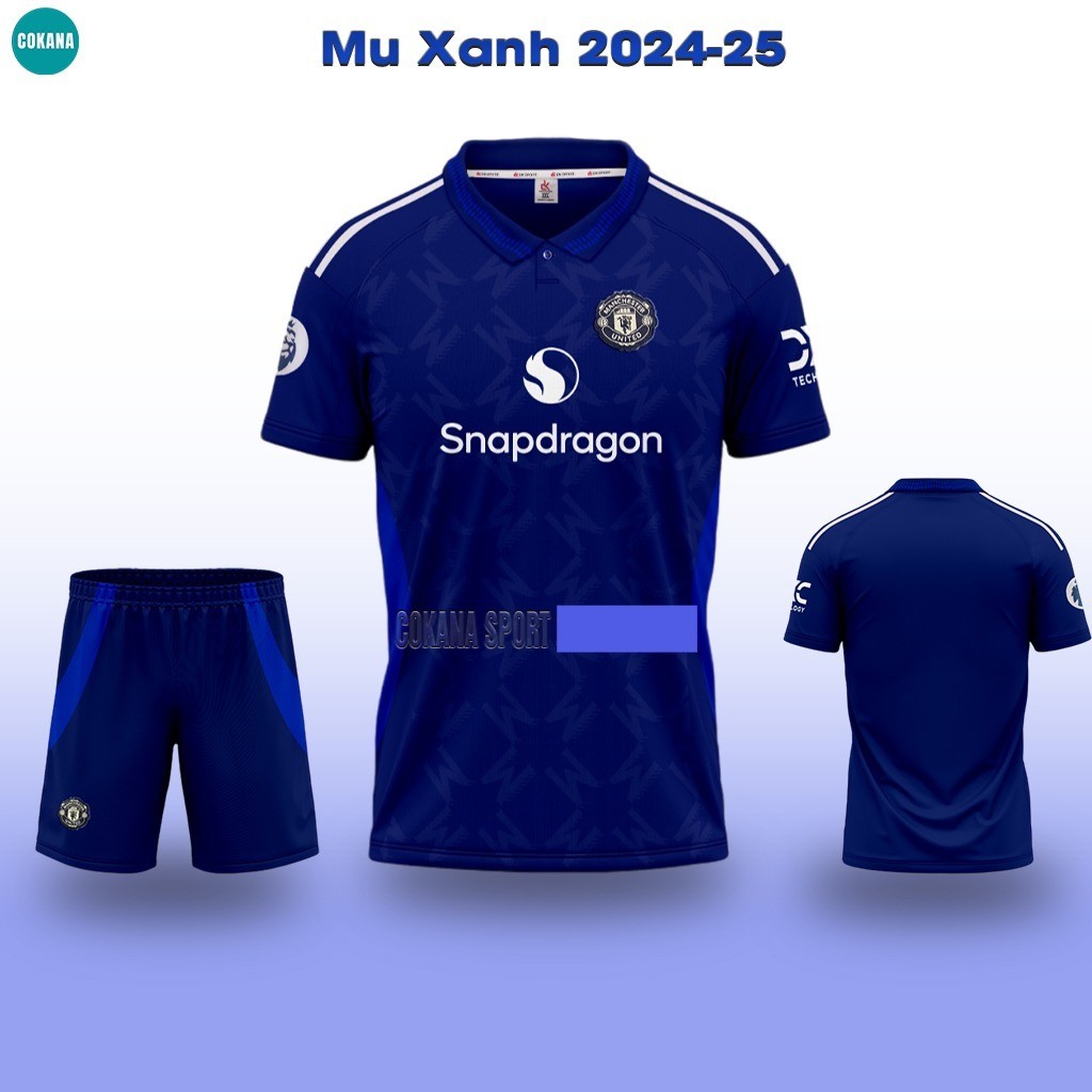 Cool blue Manu mu football shirt - Manchester blue away football shirt ...