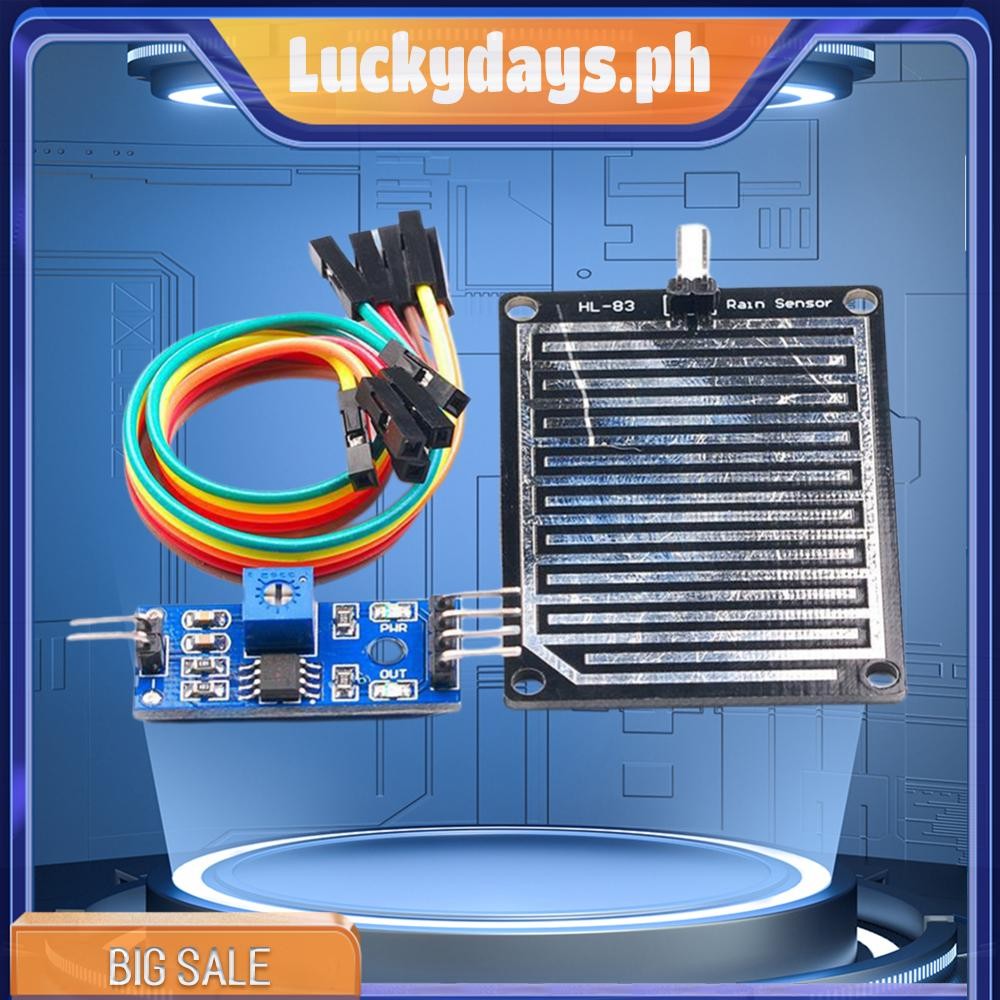 Raindrop Sensor Module 5V Moisture Sensor LED Indicator Rain Sensor ...