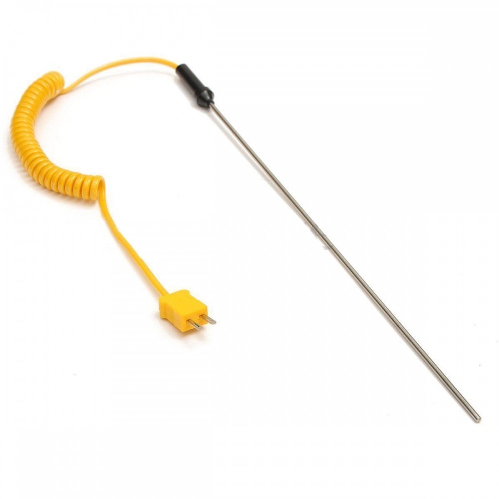 K Type Temperature Meter 300mm Fiberglass -50~2040C Thermocouple ...