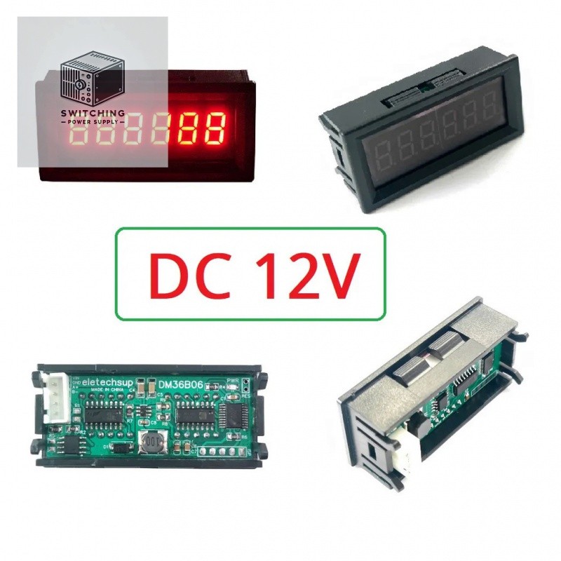 DC 12V Modbus RTU 6 Bit ASCII Character RS485 LED Display Module 0 ...