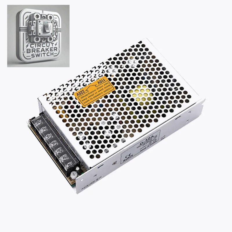 Dual 50 Watt 5V 12V 24V Switching Power Supply SMPS D-50 Converter Alimentatore Source Adapter ...