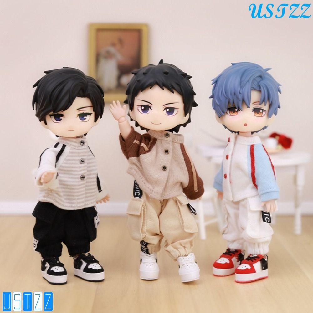 USTZZ OB11 Baby Clothes, Casual Wear Outfit Suit Doll Baseball Uniform ...