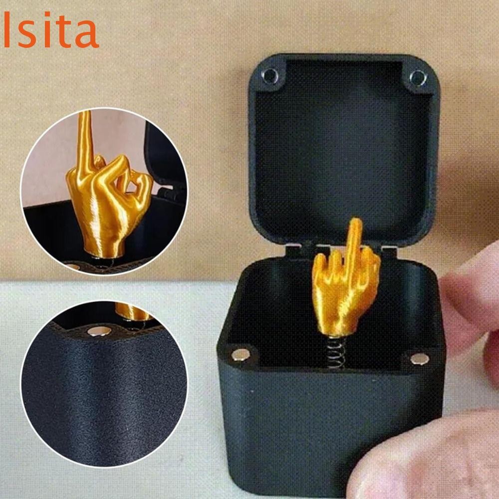 ISITAFTB Christmas Prank Christmas Box Finger in Box Middle Finger Box ...