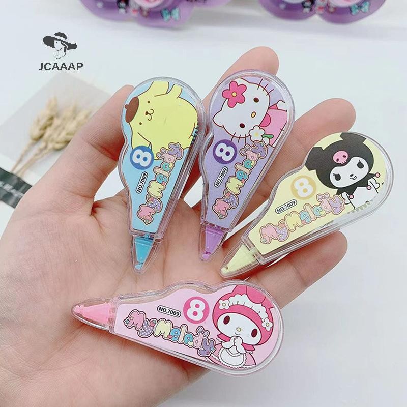 JCAAAP Sanrio Portable Correction Tape Kawaii Melody Kuromi White Out ...